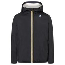 Arbeitsjacke K-way "K-way Funktionsjacke LE VRAI 4.0 CLAUDE ORSETTO", Herren, Gr. XL, schwarz pure, Obermaterial: 100% Nylon, Füllung: 100% Polyester; Innenfutter: 100% Polyester, Jacken