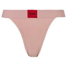 String HUGO UNDERWEAR "RED LABEL", Damen, Gr. L, pink (light, pastel pink 681), Jersey, Obermaterial: 93% Baumwolle, 7% Elasthan, unifarben, körpernah, Unterhosen, mit Logo auf dem elastischen Bund