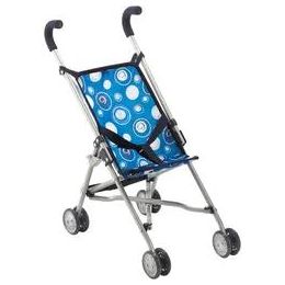 Bayer Chic 2000 Puppenbuggy CHIC2000 "Roma, Mini-Buggy", blau (boys blau), Puppenwagen, KinderB:29cm H:57cm T:50cm, Kunststoff, Metall, Stoff, B:29cm H:57cm T:50cm