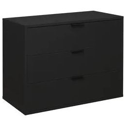 Mäusbacher Kommode MÄUSBACHER "Bonnie TOPSELLER", grau (anthrazit matt lack), B:81cm H:67cm T:45cm, Holzwerkstoff, Sideboards, Kommode mit 3 Schubkästen