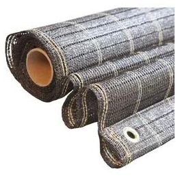 Sichtschutzzaunmatten Windhager, braun, H:100cm, Polyethylen, Zaunelemente, winddurchlässiges, recycelbares Kunststoff-Gewebe, L: 3 m