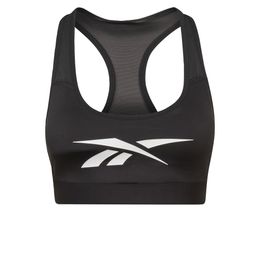 Reebok Sport-BH 'Lux Vector' Damen Gr&ouml;&szlig;e L schwarz / wei&szlig;