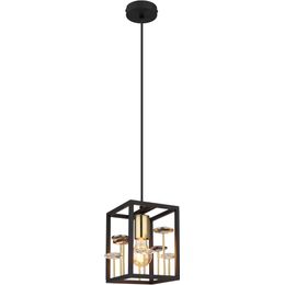Globo LIGHTING Hängeleuchte "LISBON", schwarz, 1 Stk., Leuchten, Hängelampe/Pendelleuchte/Esszimmer/Wohnzimmer/Esstisch