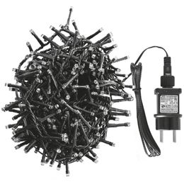 my home LED-Lichterkette "Ryva", schwarz, Flammen 400 Stk., Kabellänge 3m x Gesamtlänge 8m, Lichterketten