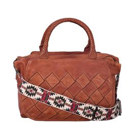 Handtasche Harbour 2nd "Sestilia", Damen, Gr. B/H/T: 33cm x 22cm x 14cm, cognac, Leder, Taschen