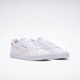 Reebok CLASSIC Damen Sneaker "REEBOK COURT RETRO", Gr. 38ftwrwei&szlig;, studiopink, frostedberry, Synthetik, Schuhe