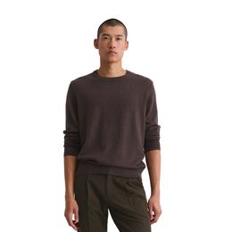 Marc O'Polo Rundhalspullover MARC O'POLO "aus feinstem Kaschmir", Herren, Gr. L, burnt henna, Obermaterial: 100% Kaschmir, unifarben, Rundhals, Pullover