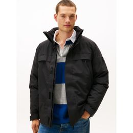 Tommy Hilfiger Outdoorjacke »TECH PADDED JKT« mit Kapuze Winterjacke, Stehkragen mit verstaubarer Kapuze, relaxed fit Black L L Herrenjacke von...