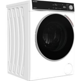 Sharp Waschtrockner »ES-WNDB914CWNA/D-DE« 9 kg /6 kg 74 dB(A) 9kg/6kg / +WIFI / EEK A/D / Dampf / Weiß weiß AquaStop - Schutz vor Wasserschäden