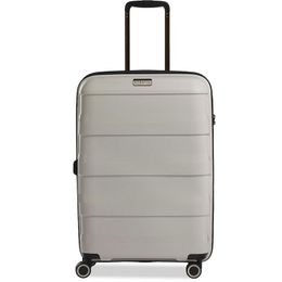 Stratic Hartschalen-Trolley »Straw + M, beige« 65 l 4 Rollen Reisekoffer Reisegepäck Aufgabegepäck TSA-Zahlenschloss beige