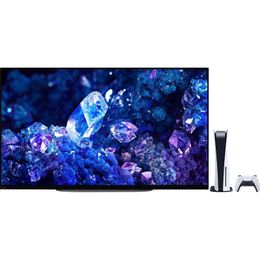 Sony OLED-Fernseher »XR-48A90K« 121 cm/48 ′′ Smart-TV inkl. PlayStation 5 - Disk Edit. schwarz Mit der in Google TV integrierten Sprachsteuerung...