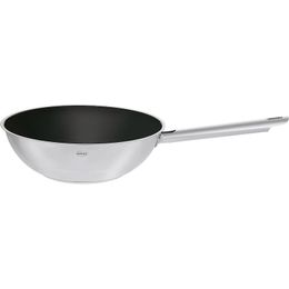 Rösle RÖSLE Wok »ELEGANCE« Edelstahl 18/10 1 Stk. tlg. Keramikbeschichtung ProCera, backofen- und induktionsgeeignet, Ø 28 cm edelstahlfarben/schwarz