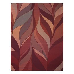 Biederlack Wohndecke »Autumn Ember mit geketteltem Zierstich« Made in Germany rot Obermaterial: 58% Baumwolle, 35% Polyacryl, 7% Polyester B/L: 150...