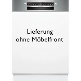 Bosch teilintegrierbarer Geschirrspüler Serie 2 »SMI2HVS06E« 14 Maßgedecke Gebürsteter Stahl Rackmatic: höhenverstellbarer Korb für alle größeren...