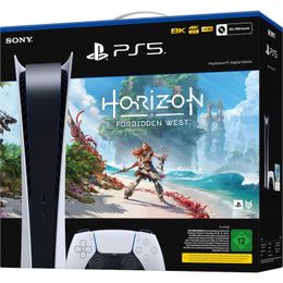 Playstation 5 Spielekonsole »PS5 Digital« 825 GB weiß/schwarz 8K-Ausgang - Die PS5 -Konsole ist über HDMI 2.1-Unterstützung mit 8K-Displays...