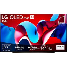 LG OLED-Fernseher »OLED83C47LA« 210 cm/83 Smart-TV schwarz Leistungsstarker α9 Gen7 4K AI-Prozessor mit 4K AI Super Upscaling und OLED Dynamic Tone...