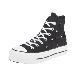 Converse Damen Sneaker "CHUCK TAYLOR ALL STAR LIFT", Gr. 36schwarz, silber, weiß, Textil, Schuhe