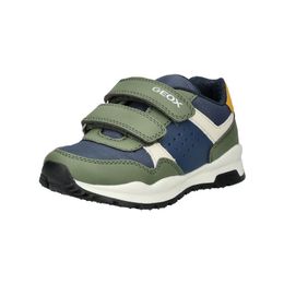 Geox Sneaker »Sneaker Lederimitat/Textil« Grün/Blau 26 26 Verschluss: Klettverschluss