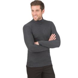 TRIGEMA Rollkragenshirt »Rollkragenshirt« 1 Stk. tlg. anthrazit-melange M M 95 % Baumwolle, Ringgarn supergekämmt, 5 % Elastan