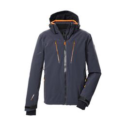 Killtec Skijacke »KSW 50 MN SKI JCKT« Herren Skijacke: wasserdicht, atmungsaktiv, 4-Wege-Stretch, Schneefang nachtblau XXL XXL Herren Skijacke mit...