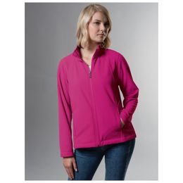 TRIGEMA Fleecejacke »Taillierte Fleecejacke« 1 Stk. tlg. magenta L L Fleece-Qualität, innen und außen angeraut