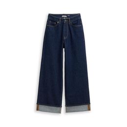 Tom Tailor Weite Jeans in 5-Pocket-Form rinsed blue 170 - N-Gr N-Gr 170 Wide Leg Jeans für Girls von TIM TAILOR Kids