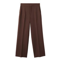 Mango Pleated Pants female Brown size 46