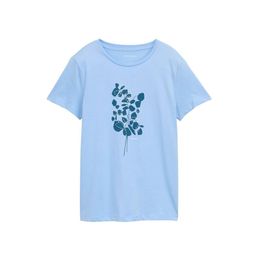 Tom Tailor T-Shirt Damen Größe M marine / hellblau / weiß