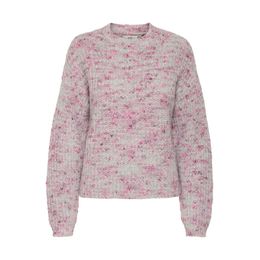 Jacqueline de Yong JDY Pullover 'JDYLEAH' Damen Gr&ouml;&szlig;e XS rosa / burgunder / wei&szlig;