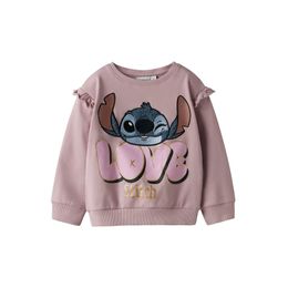 name it Sweatshirt 'NMFOLA STITCH' girl Purple size 92