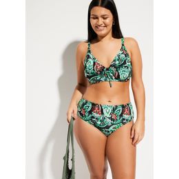bonprix Minimizer B&uuml;gel Bikini (2-tlg. Set), schwarz