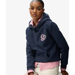 Superdry Damen Baumwolle Gesticktes Logo SD & Co. Kapuzenpullover, Marineblau & Rosa - Gr&ouml;&szlig;e: 38 2102622501883JUA017