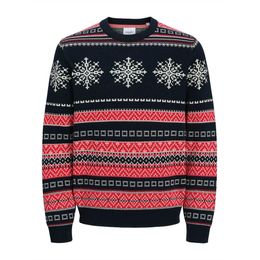 Jack & Jones JACK & JONES Pullover 'MAS NOEL' Herren Gr&ouml;&szlig;e XXL nachtblau / mischfarben