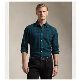 Polo Ralph Lauren f&uuml;r Herren. 710953891001 Geb&uuml;rstetes Oxford-Hemd Custom Fit gr&uuml;n (XL), L&auml;ssig, Baumwolle, Langarm