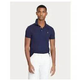 Polo Ralph Lauren f&uuml;r Herren. 710685514003 Slim Fit marine soft touch polo (S), L&auml;ssig, Baumwolle, Kurzarm
