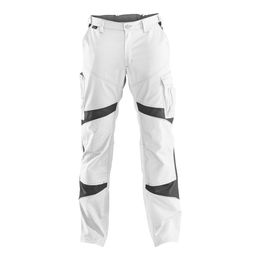 K&Uuml;BLER WORKWEAR K&uuml;bler ACTIVIQ Hose HIGH wei&szlig;/anthrazit 40 ; K&uuml;bler Workwear (2350 5365-1097-40)