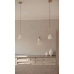 Nuura Deckenstrahler Anoli Spot Surface H&ouml;he 20 cm gold/wei&szlig;