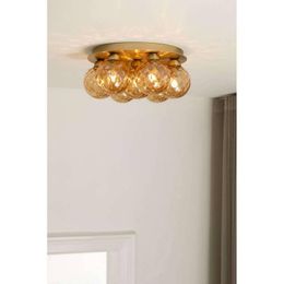 Nuura Deckenlampe Apiales, Ø 38 cm, messingfarben/goldfarben