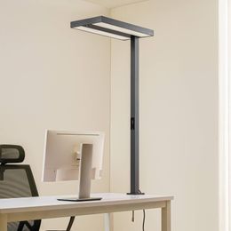 ARCCHIO LED-Büro-Klemmleuchte Logan schwarz, dimmbar, Sensor