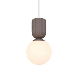 Nordlux H&auml;ngeleuchte Sadie, hellbraun, &Oslash; 15 cm, Glas/Keramik
