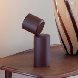 It'S About Romi IT'S ABOUT ROMI LED-Akkutischlampe Milan, dunkelrot, 19 cm