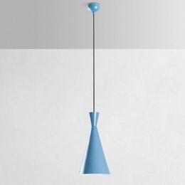 Opviq Hängeleuchte Tom, hellblau, Metall, Ø 19 cm, E27