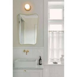 Nuura Liila 1 Wand-/Deckenleuchte, Ø 14 cm IP44, bronze/opal