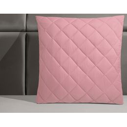 Microfaserkissen my home "Microlux Kopfkissen 40x80 cm, 80x80 cm", rosa, B:80cm L:80cm, Bezug: 100% Polyester. Füllung: 100% Polyester, Kopfkissen, Kissen, in den Farben: weiß, blau, rosa & grün