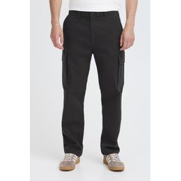 Cargohose Blend "BHNATAN CARGO", Herren, Gr. 29, Länge 32, schwarz, Web, Obermaterial: 98% Baumwolle, 2% Elasthan, unifarben, relaxed fit knöchellang, Hosen