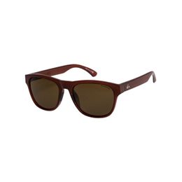 Sonnenbrille Quiksilver "Tagger Polarized", Herren, grau (stone, braun plz), Sonnenbrillen