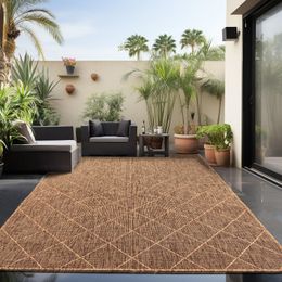 Outdoorteppich Ayyildiz Teppiche "ZAGORA 4512", braun (kupferfarben), B:120cm H:5mm L:170cm, Polypropylen, Teppiche, Outdoorteppich, L&auml;ufer, Pflegeleicht / Strapazierf&auml;hig / In- und Outdoor geeignet