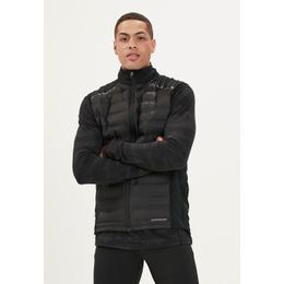 Funktionsweste Endurance "MIDAN", Herren, Gr. 4XL, schwarz, 100% Polyester, normal, hoch geschlossener Ausschnitt, Westen Funktionsweste, mit w&auml;rmenden Steppeins&auml;tzen