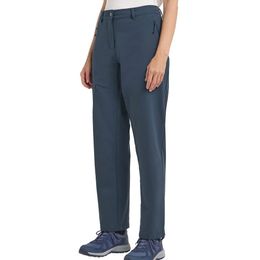 Funktionshose Jack Wolfskin "PICO TRAIL PANTS W", Damen, Gr. 38, Normalgr&ouml;&szlig;en, blau (midnight, sky), Oberstoff: 100% POLYESTER ; Futter 1:00% POLYESTER, Hosen Funktionshose