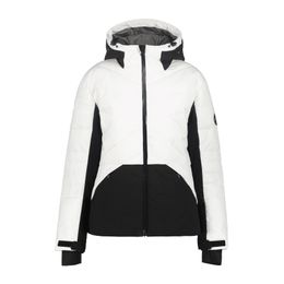 Skijacke Icepeak "Icepeak EVELETH", Damen, Gr. 36, optic weiß, Obermaterial: 100% Polyester. Futter: 100% Polyester. Wattierung: 100% Polyester, regular fit hüftlang, hoch geschlossener Ausschnitt, mit Klettverschluss,mit Windstopper,verstellbar, Jacken, mit Reißverschluss